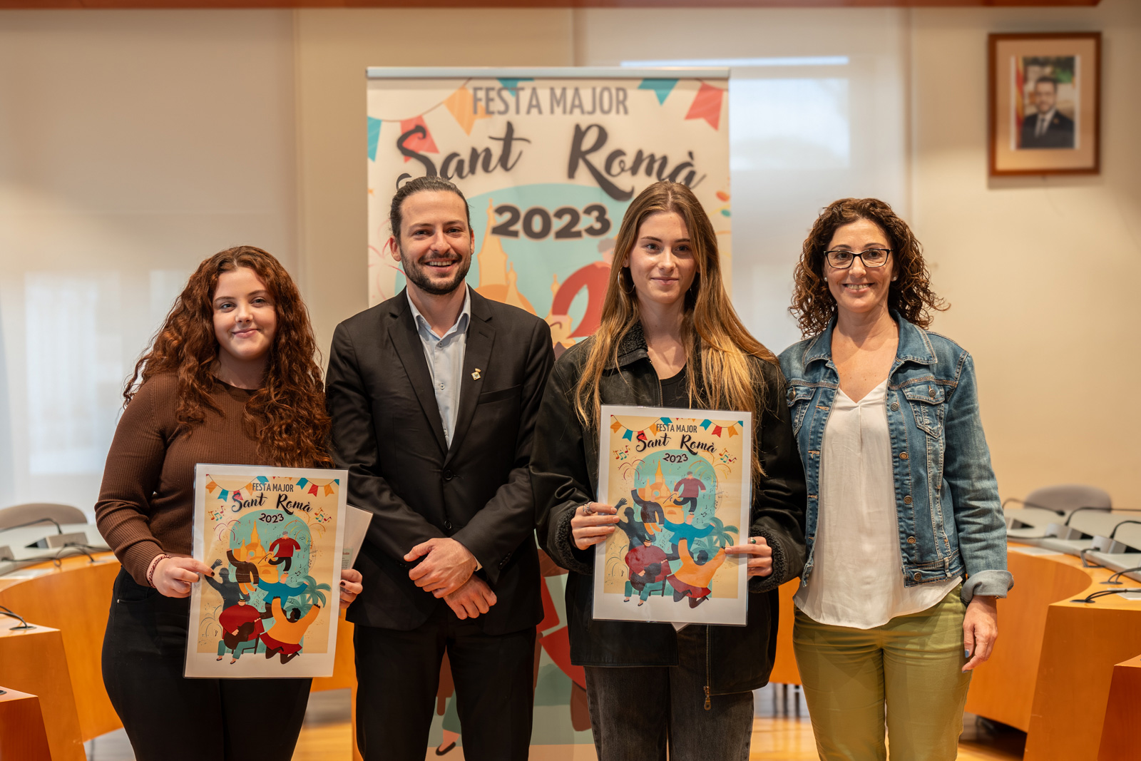 El cartell de Martina Bardají i Daniela Alsina il·lustra la Festa Major ...